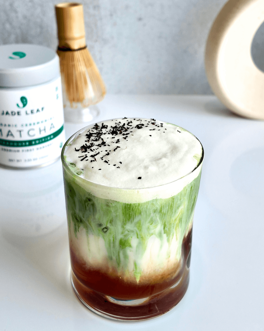 Vanilla Earl Grey Matcha Latte Recipe🍵🤎 – Jade Leaf Matcha US