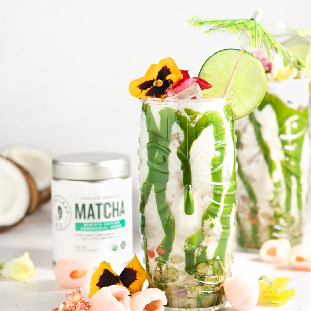 Matcha Coconut Lychee Colada – Jade Leaf Matcha