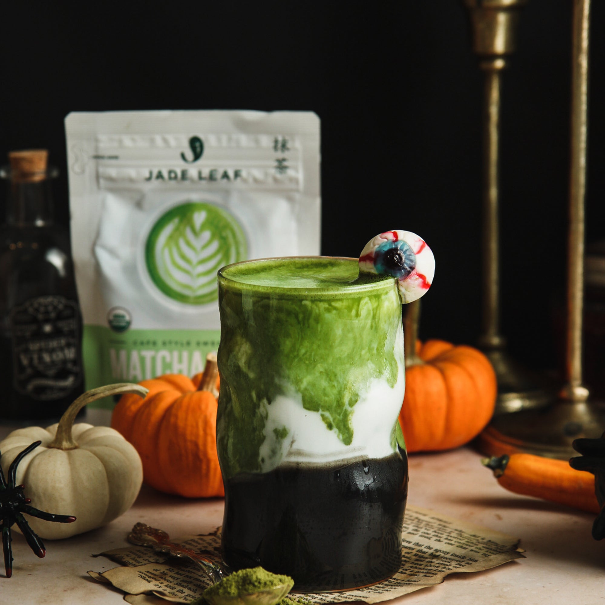 Spooky Black Sesame Matcha Latte – Jade Leaf Matcha US