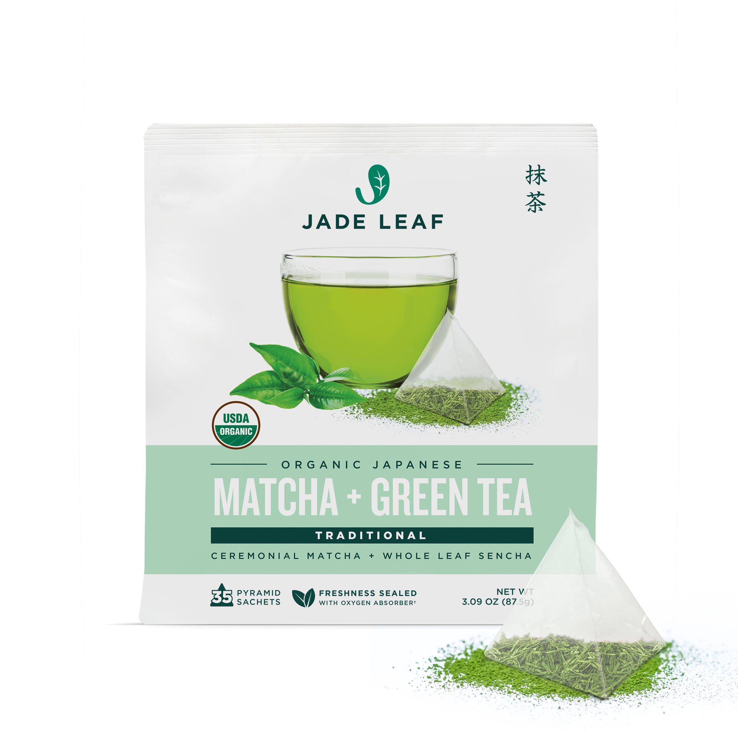 Matcha + Green Tea Bags – Jade Leaf Matcha US