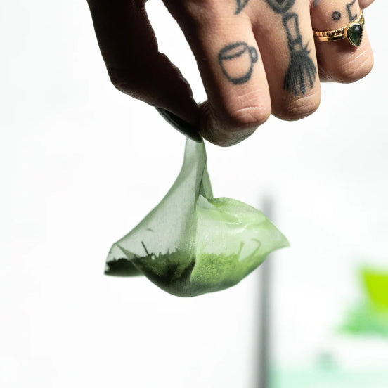 Matcha + Green Tea Pyramid Sachet Tea Bags - Traditional – Jade Leaf ...