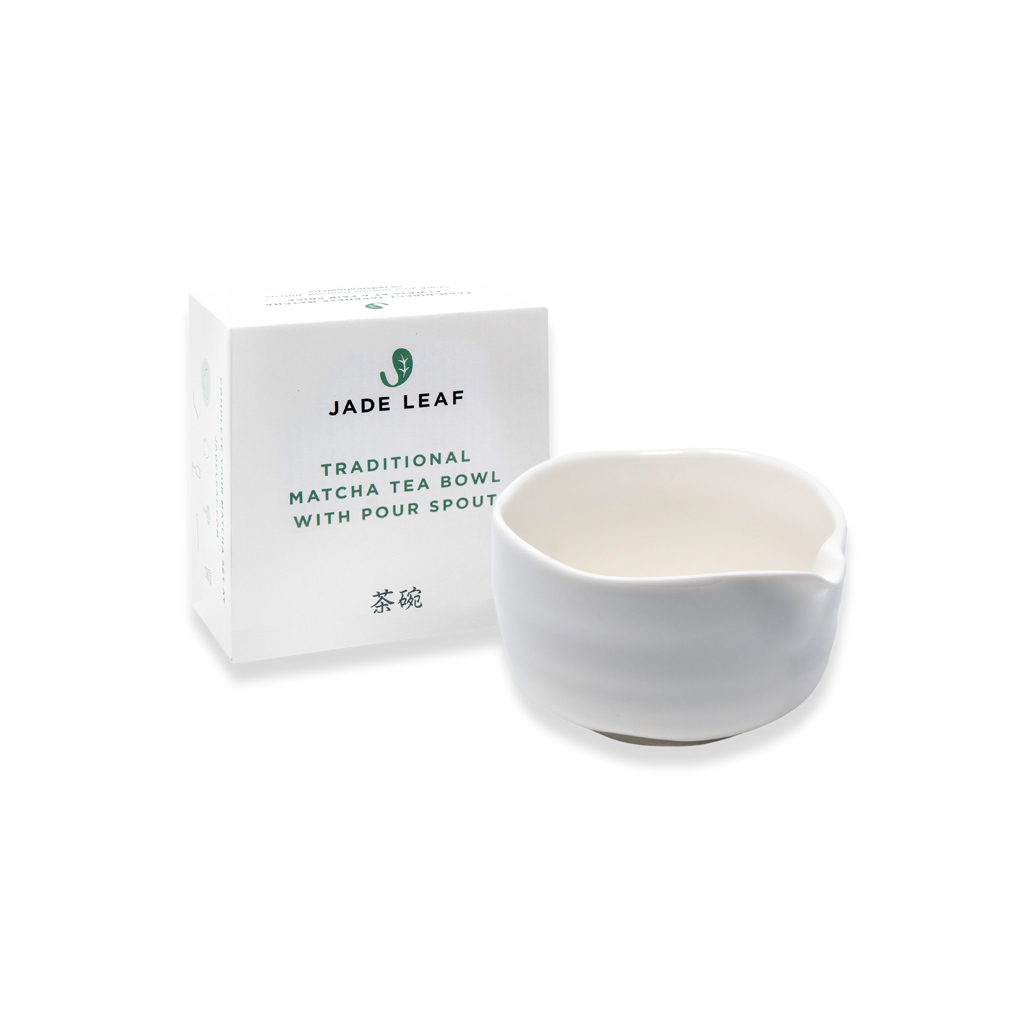 Traditional Matcha Tea Bowl with Pour Spout – Jade Leaf Matcha US
