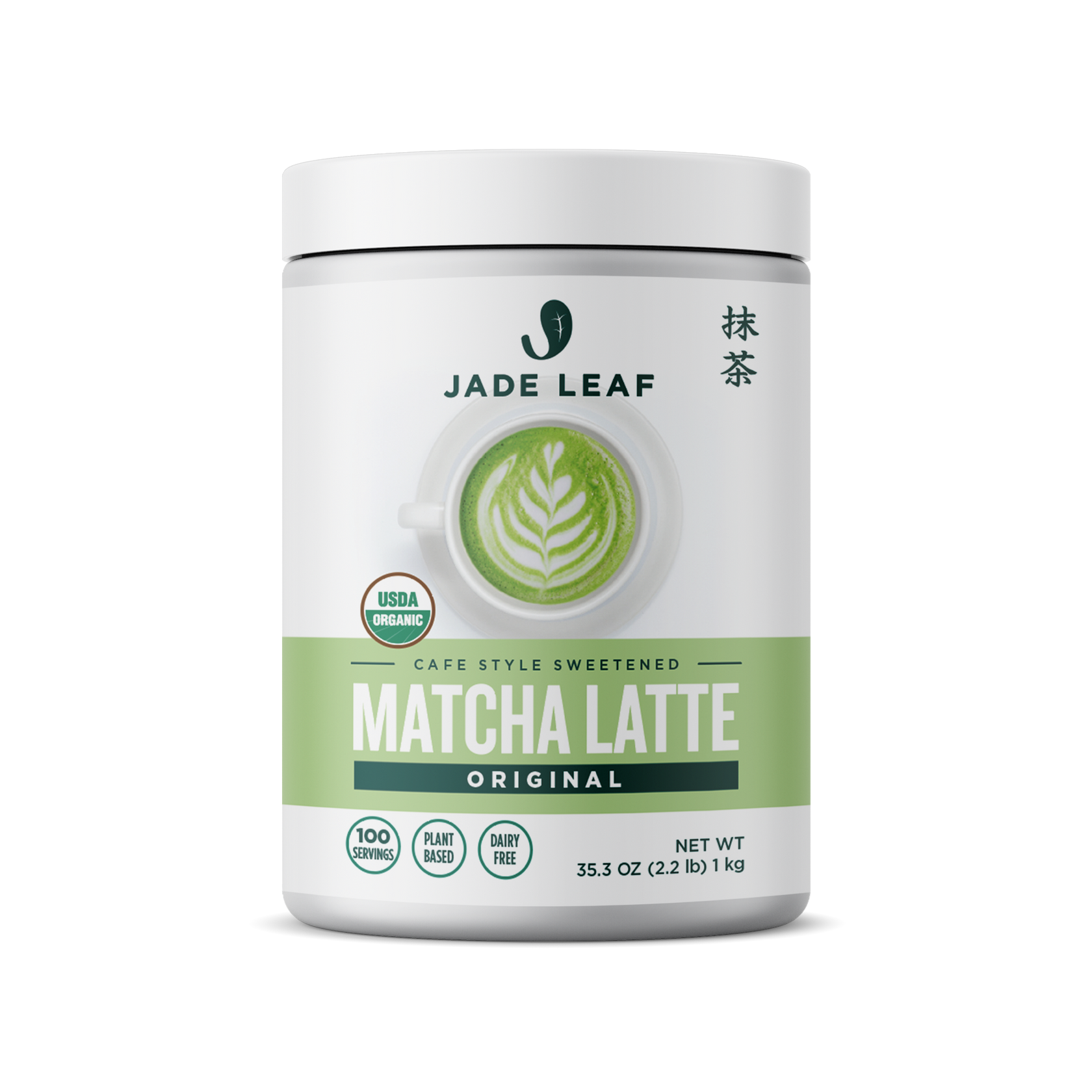 Organic Cafe Style Sweetened Matcha Latte Mix - Original – Jade Leaf Matcha